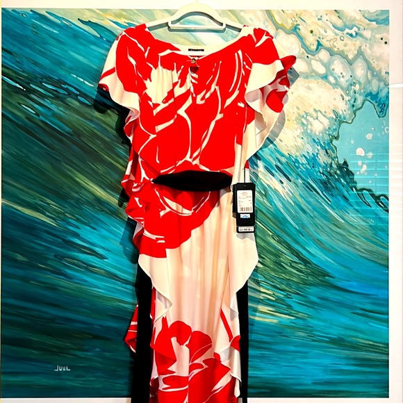 Escada | Dresses | Escada New Red Poppy Dress 36 | Poshmark